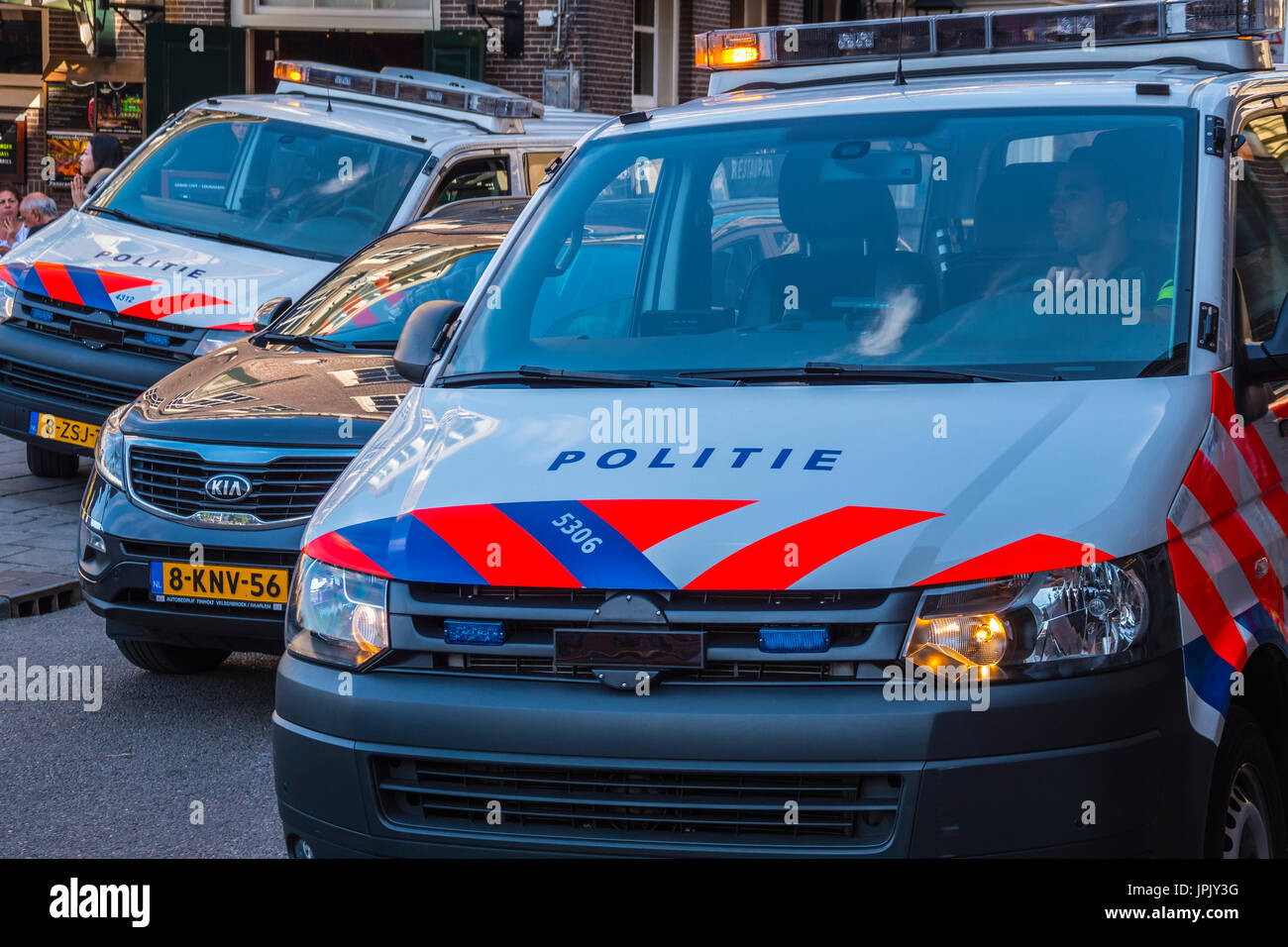 Police car amsterdam netherlands hi-res stock photography and images ...