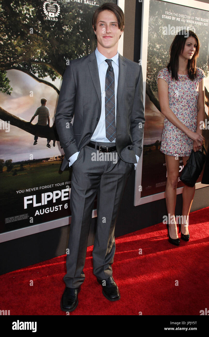 Shayne Harper at the Los Angeles premiere of "Flipped" held at the ...