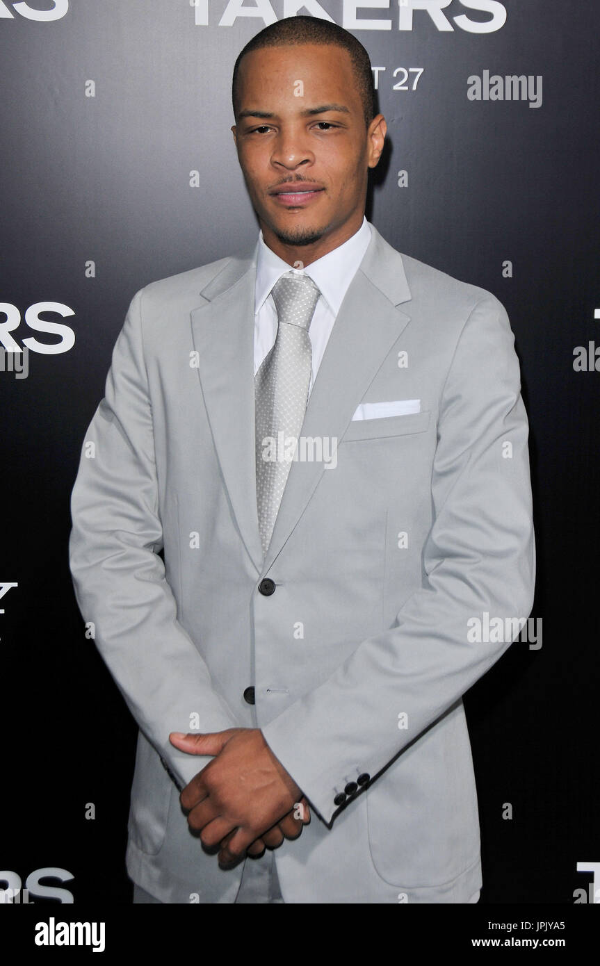 Tip Harris AKA TI at the Los Angeles Premiere of "Takers" held at the ...