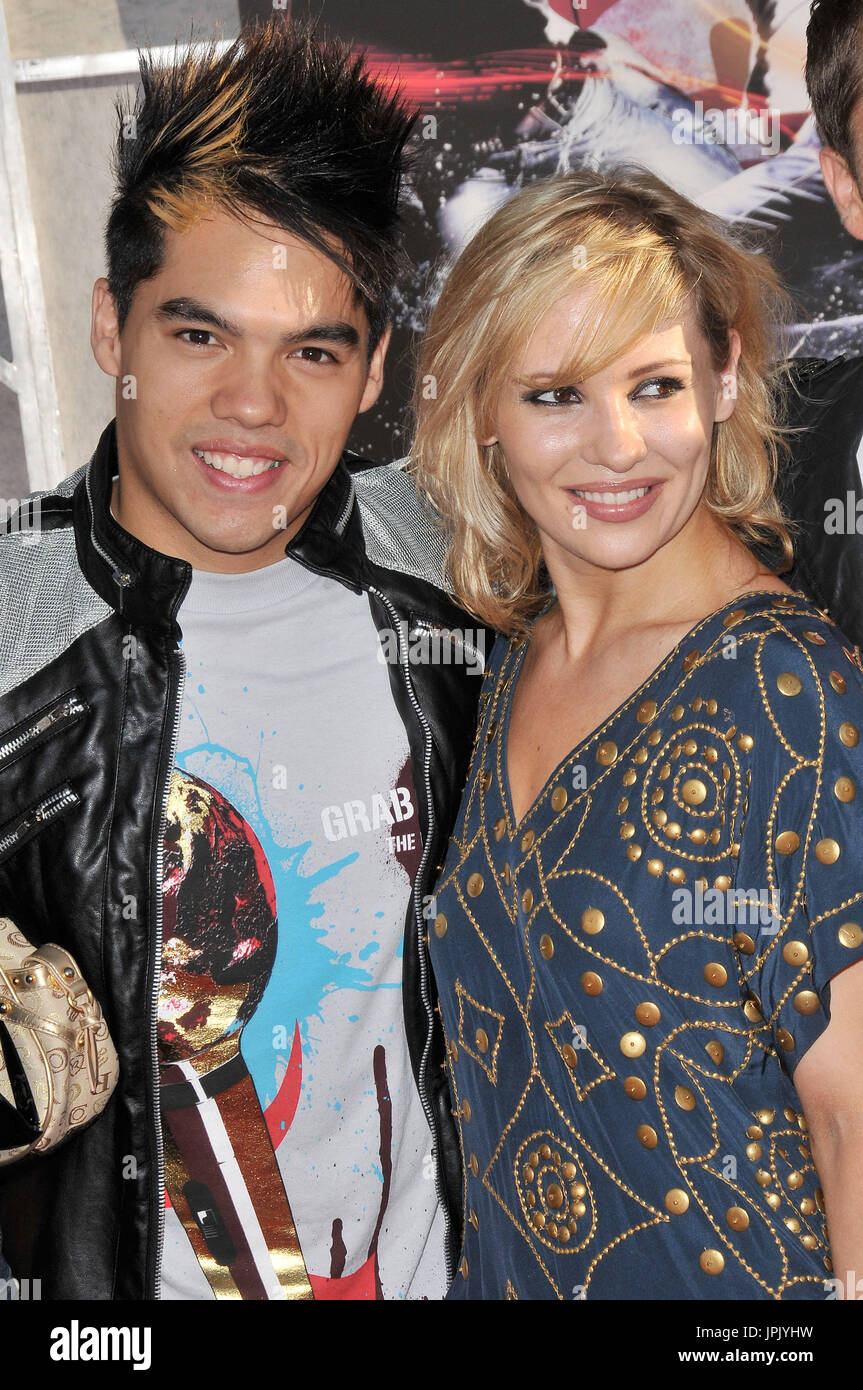Dominic Sandoval AKA D-Trix & Anya Garnis at the World Premiere of ...