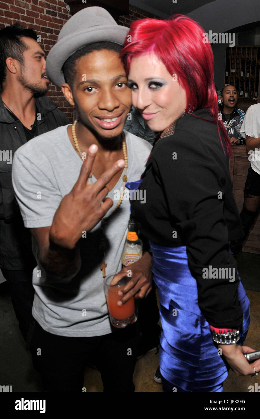 Terence Dickson & B-Girl Shorty AKA Alex Welch at B-Girl Shorty's 21st ...