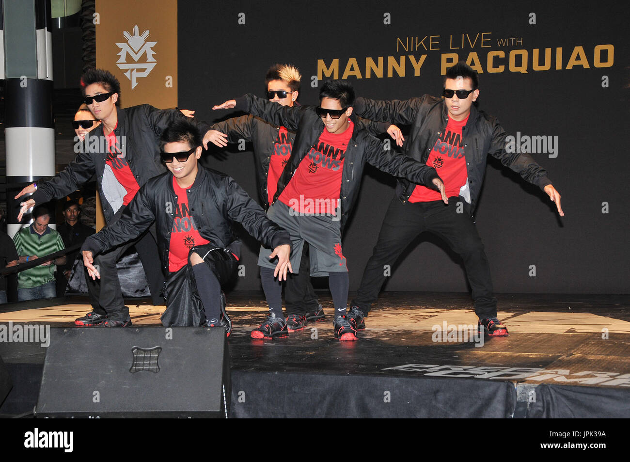 Poreotics at the Nike Live Q&A Session With Manny Pacquaio held at the ...