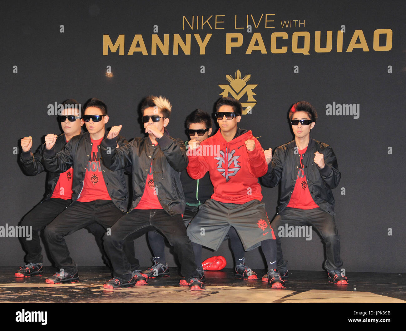 Poreotics at the Nike Live Q&A Session With Manny Pacquaio held at the ...