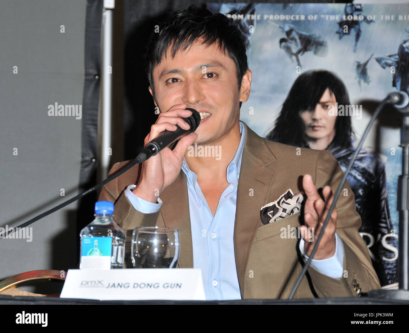 Korean Star Jang Dong-Gun at the PMX Pacific Media Expo - THE WARRIORS WAY Panel held at the ...