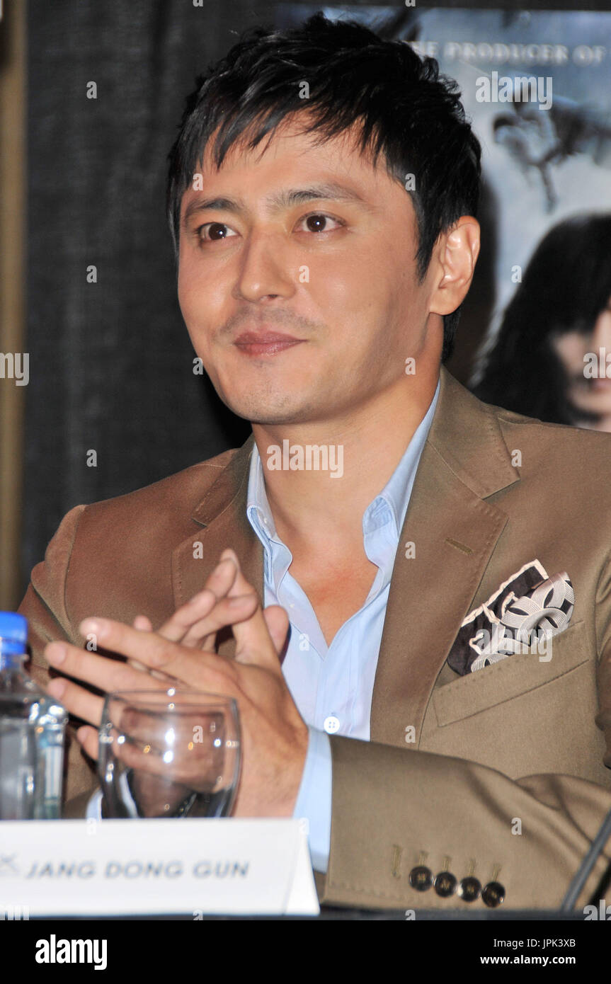 Korean Star Jang Dong-Gun at the PMX Pacific Media Expo - THE WARRIORS WAY Panel held at the ...