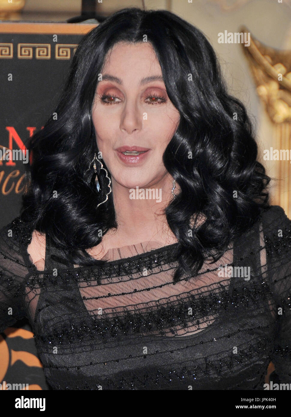 Cher at Cher's Hand and Footprint Ceremony held at the Grauman's ...