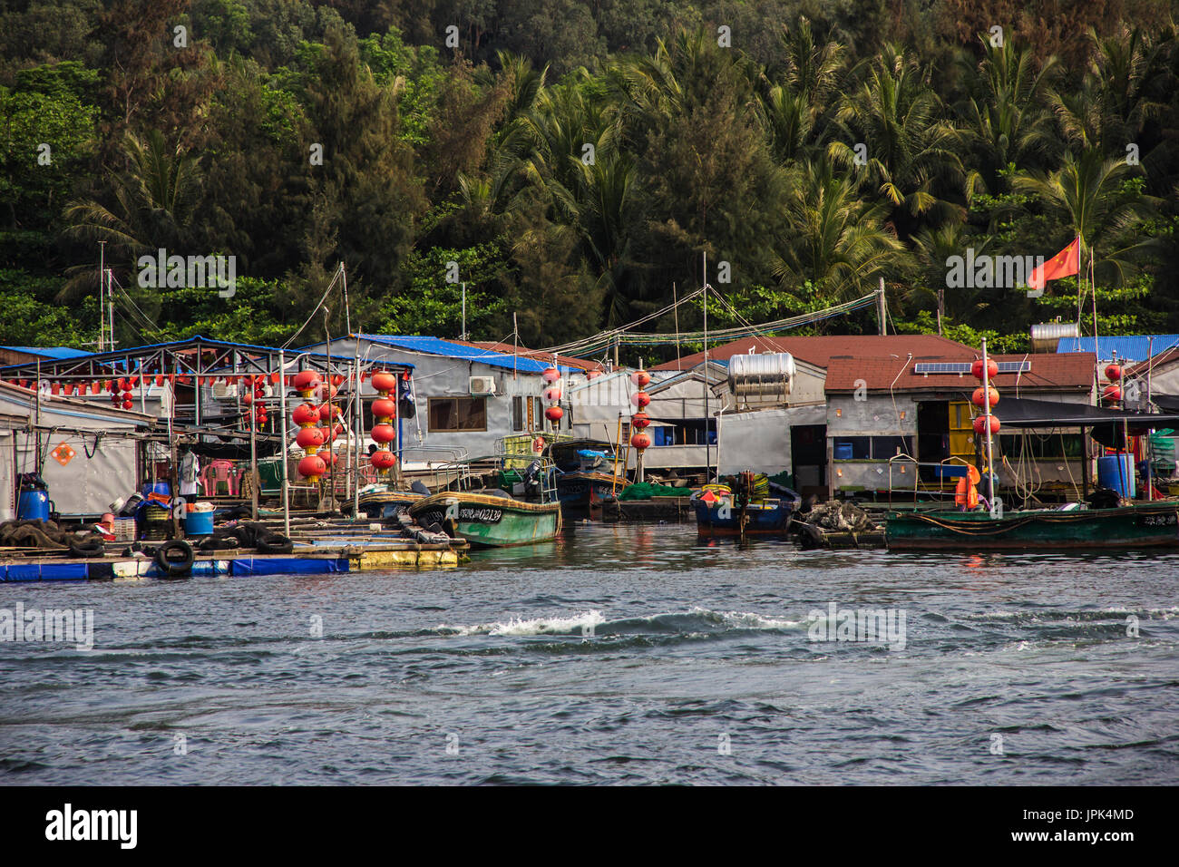 Lingshui, fishermen floating village, Nanwan Monkey Island and ...