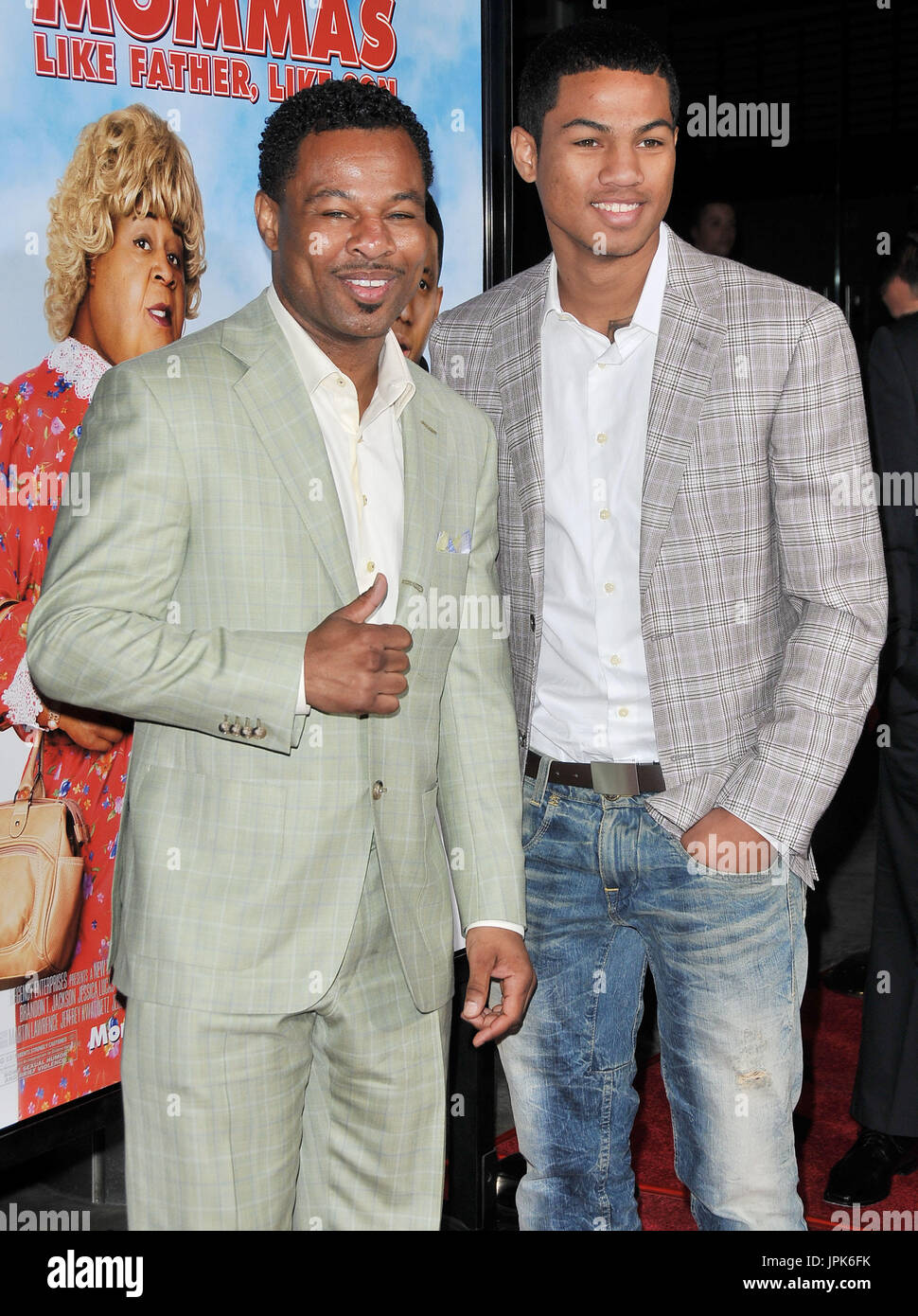 Sugar Shane Mosley & Shane Mosley, Jr. at the Los Angeles Premiere of ...