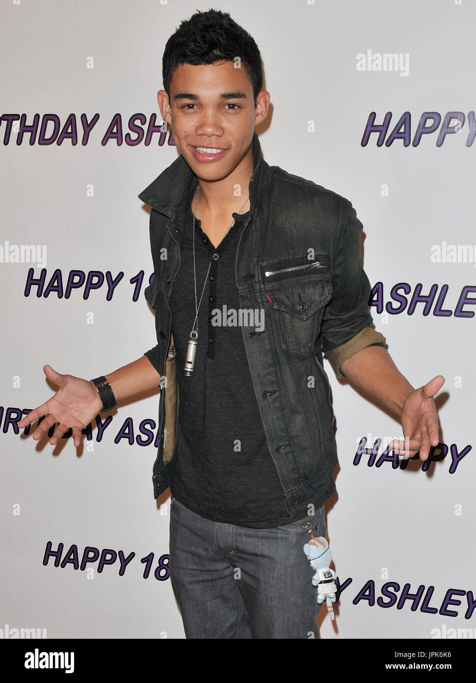 Roshon Fegan at Ashley Argota of Nickelodeon's "True Jackson VP" 18th ...