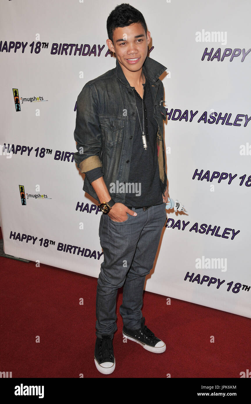 Roshon Fegan at Ashley Argota of Nickelodeon's "True Jackson VP" 18th ...