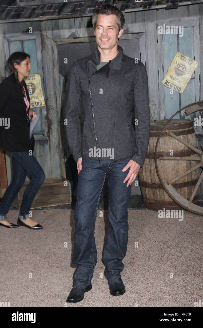 Timothy Olyphant at the Los Angeles Premiere of RANGO held at the ...