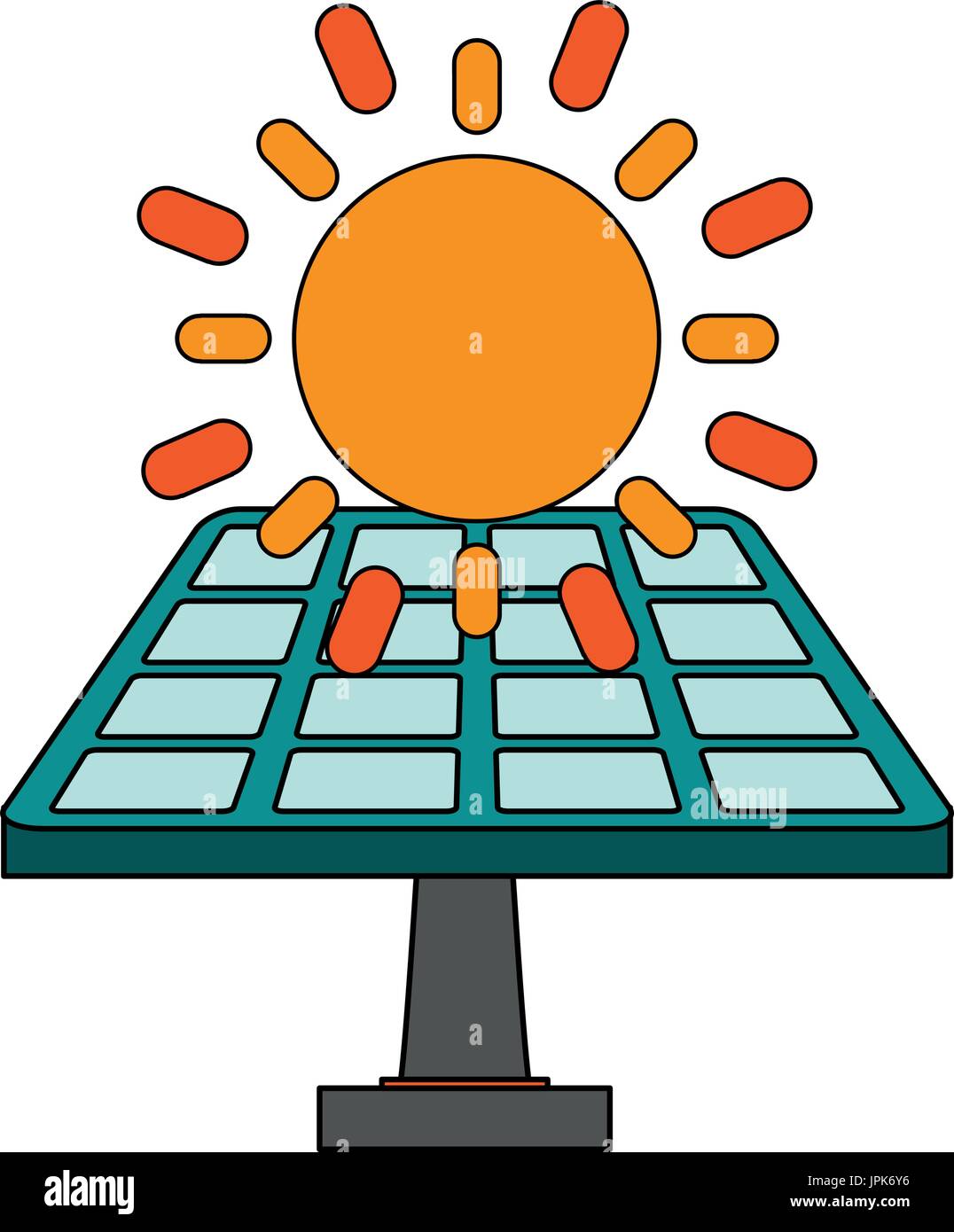 solar panel renewable energy source icon image Stock Vector Image & Art ...