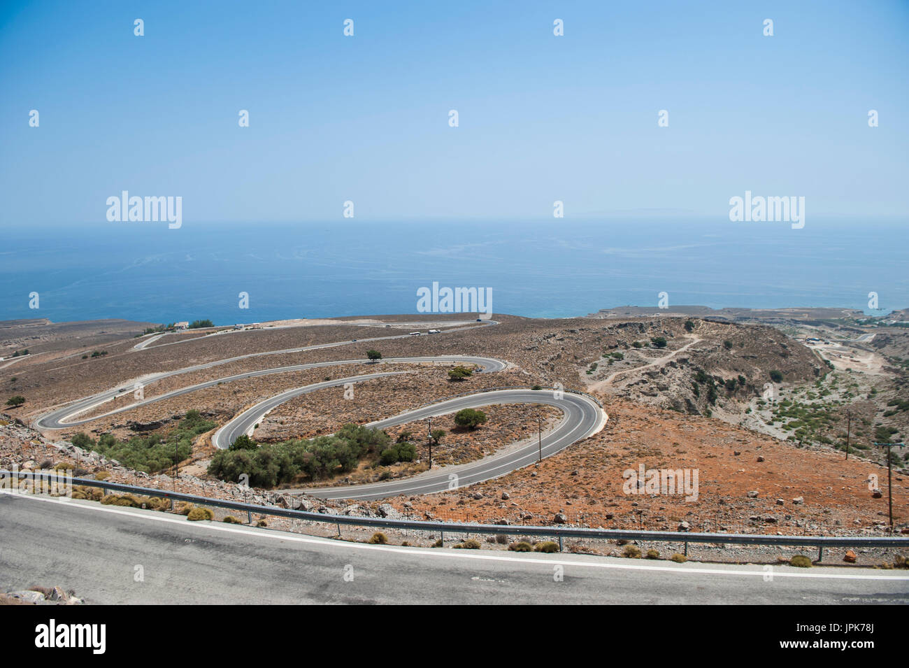 A twisting road to the coast Stock Photo - Alamy