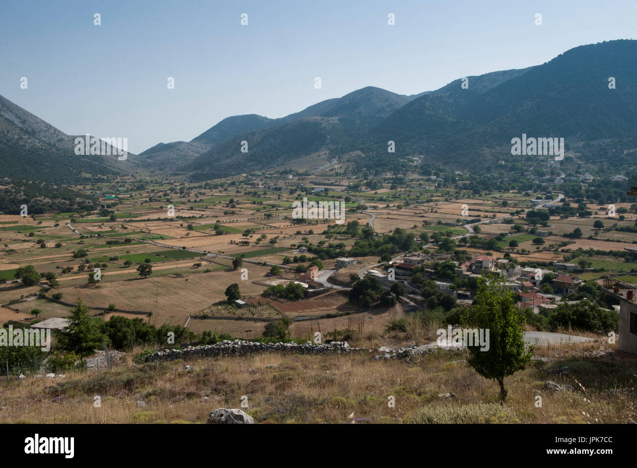 The famous Lasithi plateau, Crete island, Greece Stock Photo - Alamy