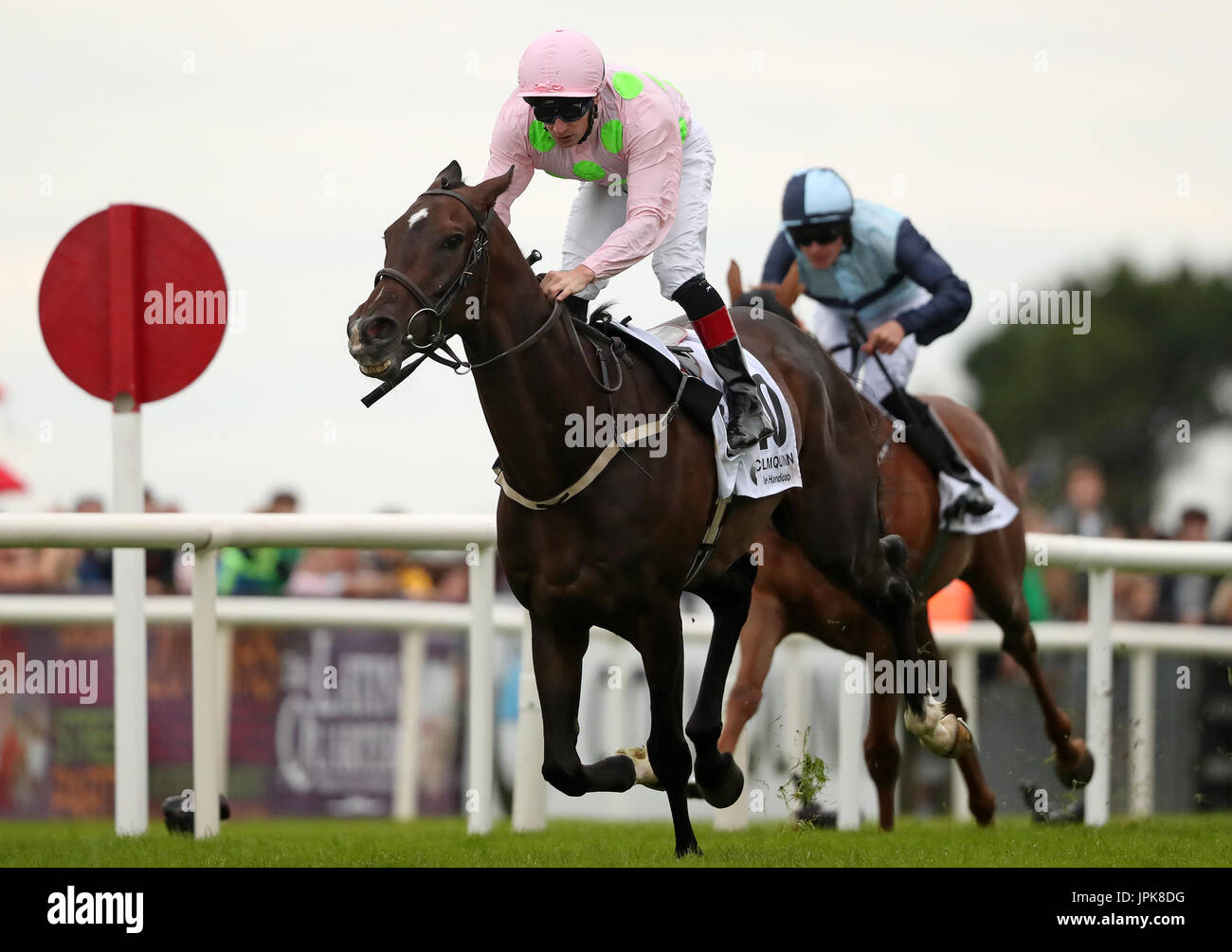 Riven Light ridden by jockey Declan McDonogh goes on to win the Colm ...