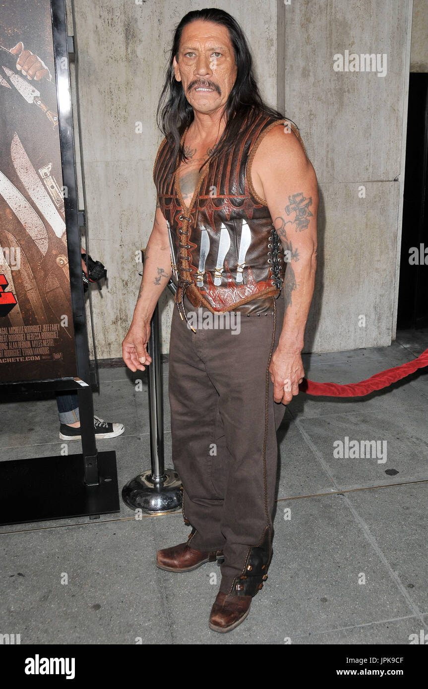Danny Trejo at the Los Angeles Screening of "Machete" held at the ...