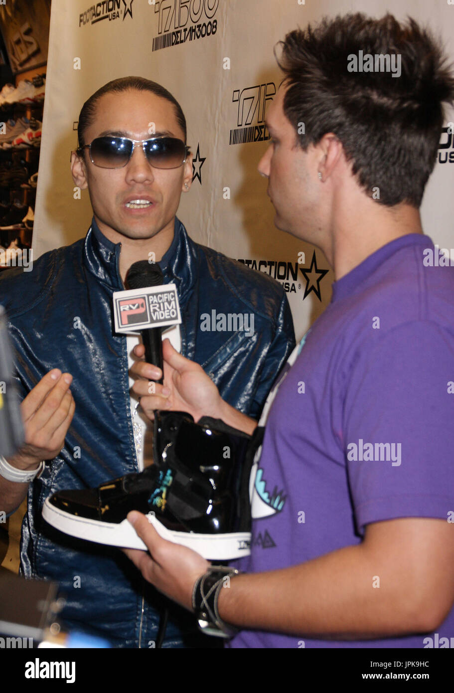 (l-r) Taboo with Chris Trondsen of Pacific Rim Video at the Taboo ...