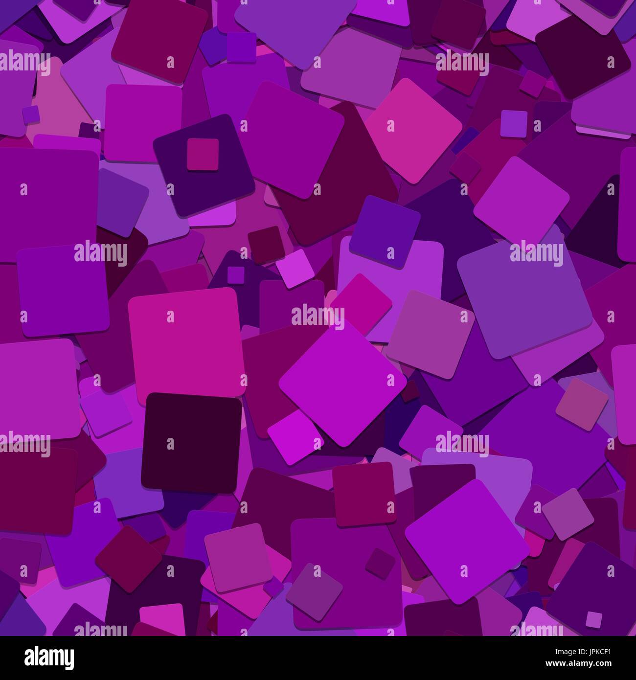 Seamless abstract geometrical square pattern background - vector design from rotated purple ...