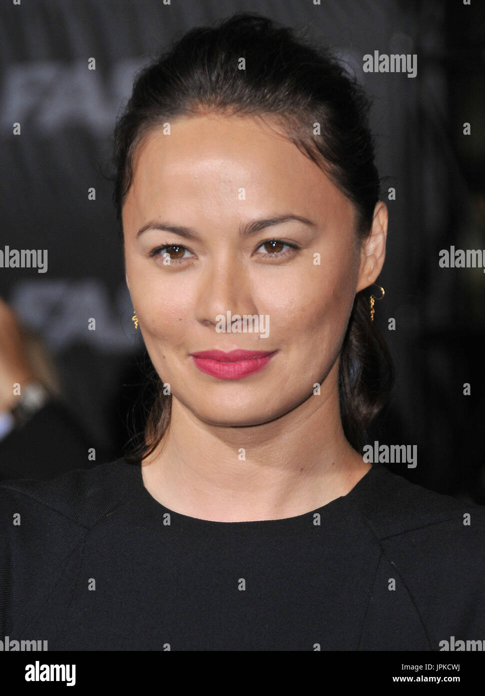 Moon Bloodgood at the Los Angeles Premiere of FASTER held at the ...