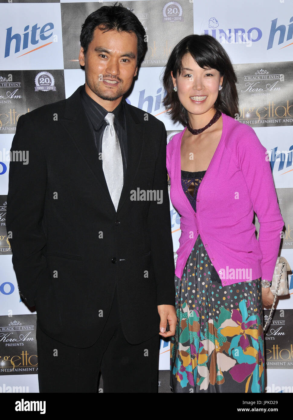 Major League Pitcher Chan Ho Park & Wife at the KoreAm Journals 10th ...