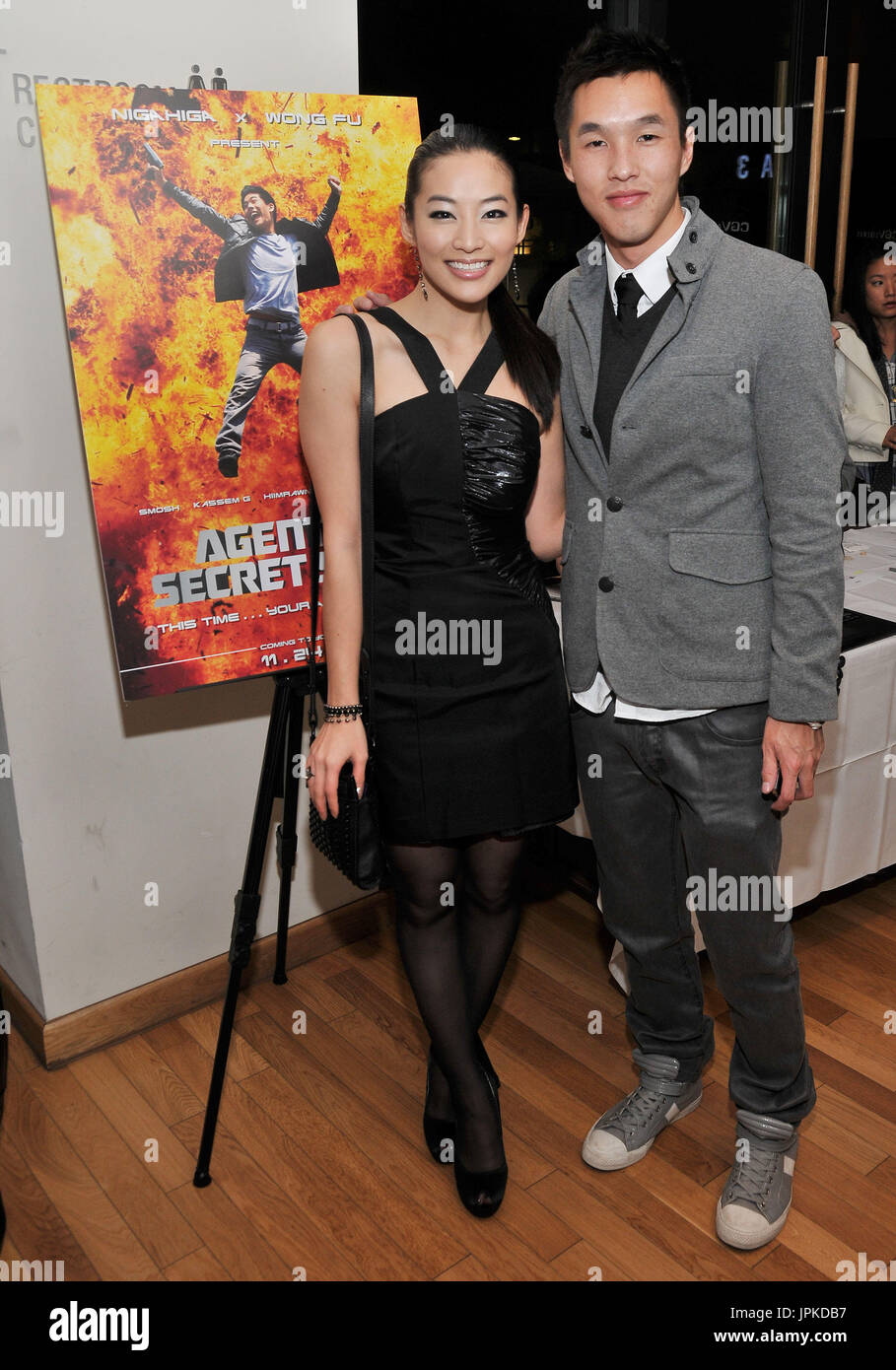 Arden Cho & Wesley Chan of Wong Fu Productions at The NigaHiga x Wong Fu Productions AGENTS OF ...