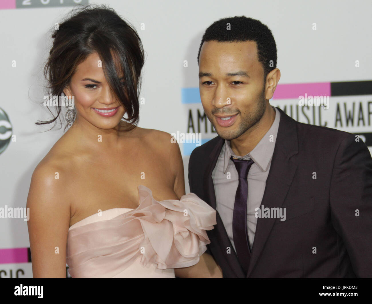 Christine Teigan and John Legend at the arrivals of THE 2010 AMERICAN ...