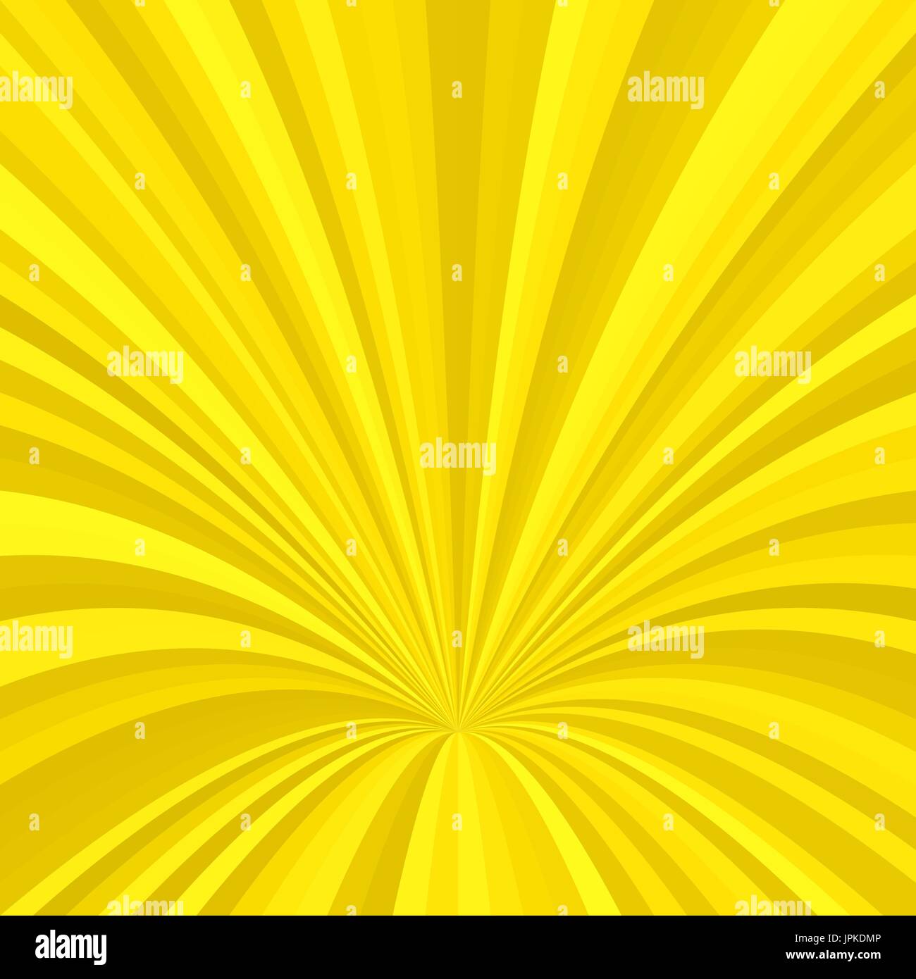 Curved ray burst design background - vector graphic from striped rays ...