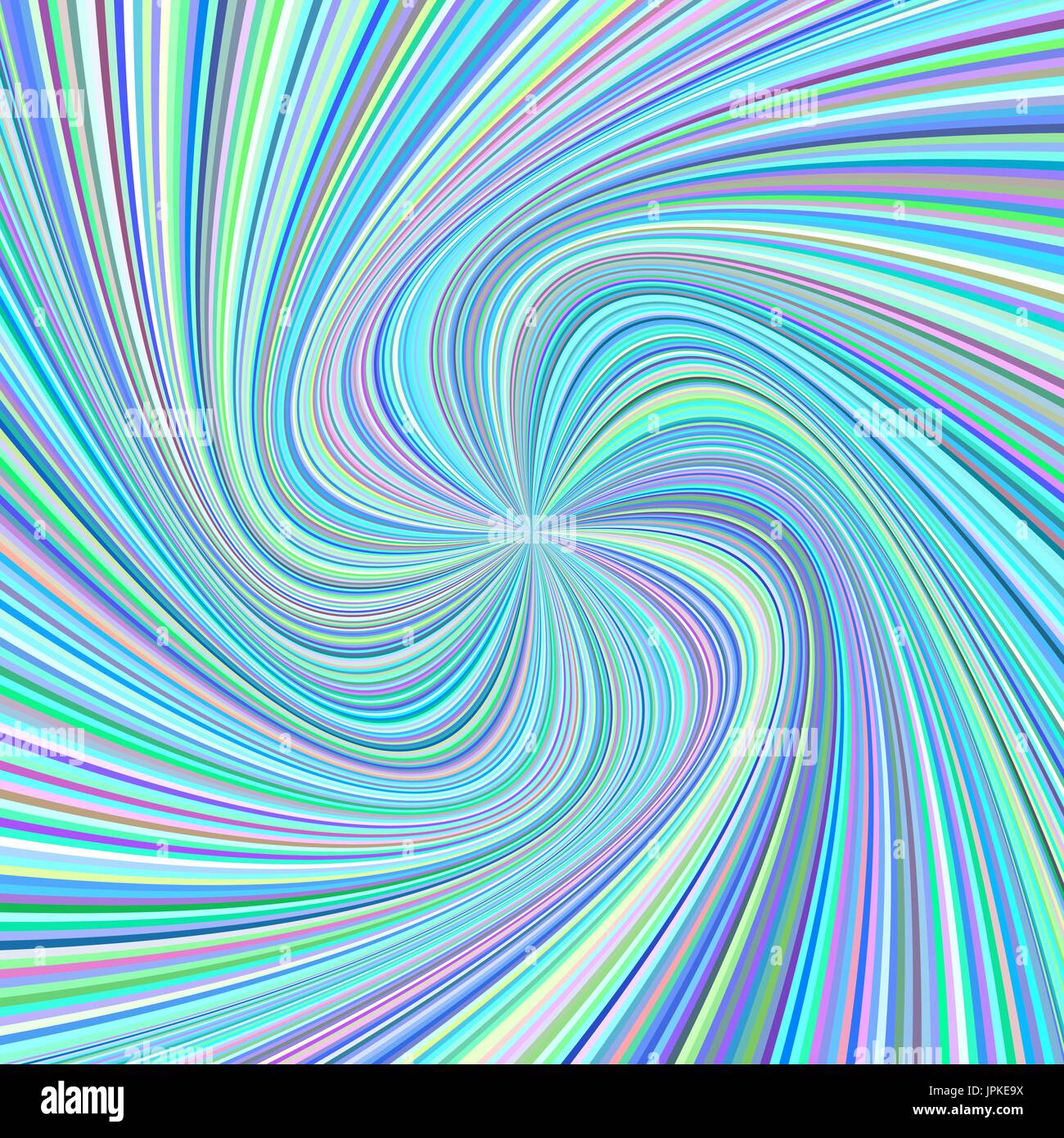 Spiral background - vector graphic from rotated rays in colorful tones ...