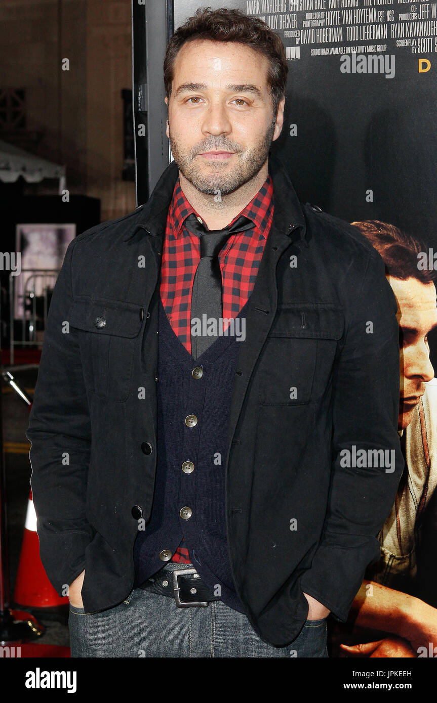 Jeremy Piven at the Los Angeles Premiere of THE FIGHTER held at the ...