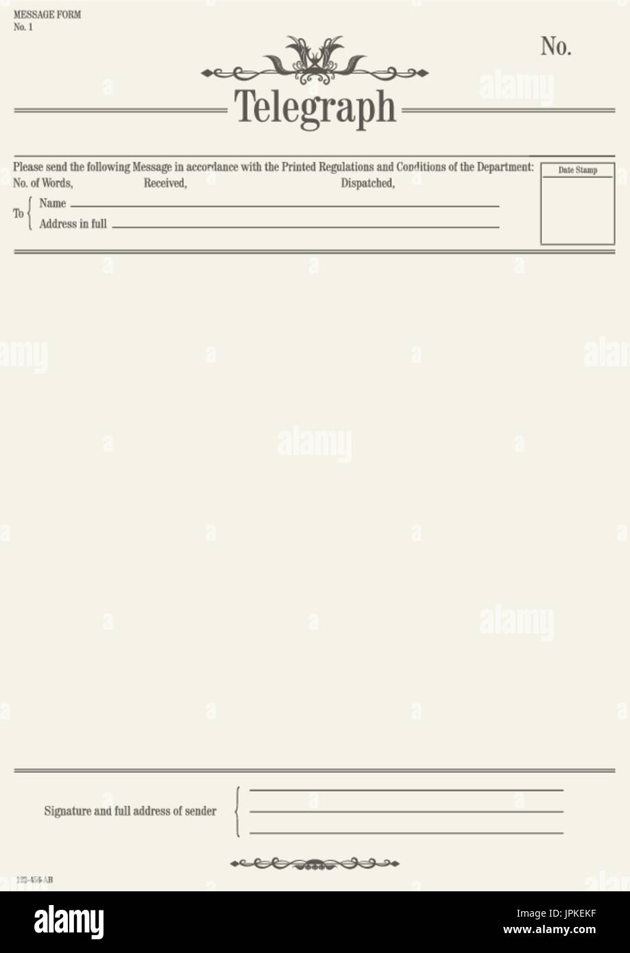 Vintage telegraph Stock Vector Images - Alamy