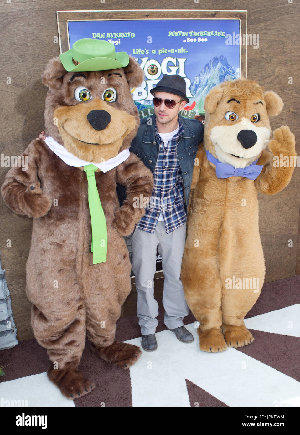 Justin Timberlake at the Los Angeles Premiere of YOGI BEAR held at the ...