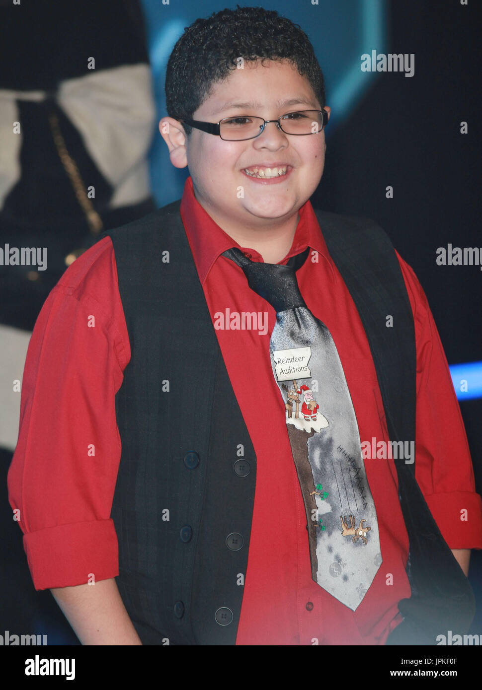 Actor Rico Rodriguez arrives at the world premiere for Walt Disney's ...