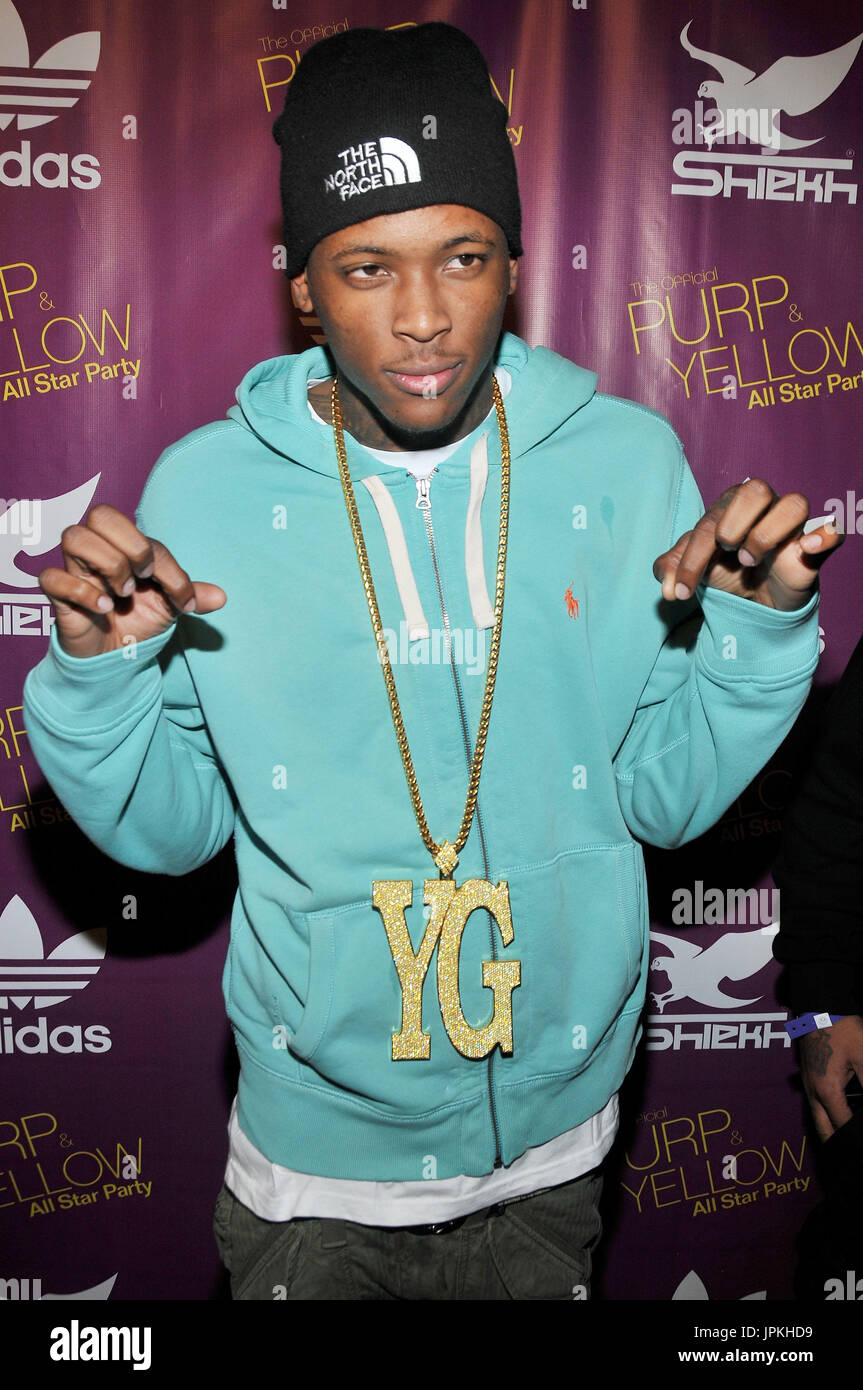 Def Jam Artist YG at The Official Purp & Yellow NBA All Star Party held ...
