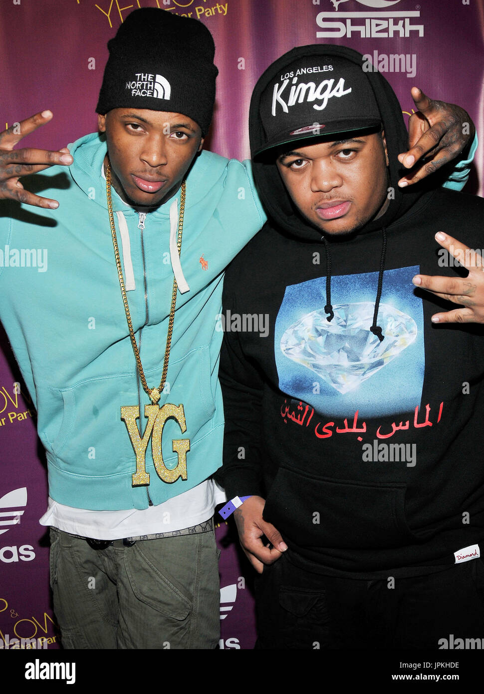 Def Jam Artist YG & DJ Mustard at The Official Purp & Yellow NBA All ...