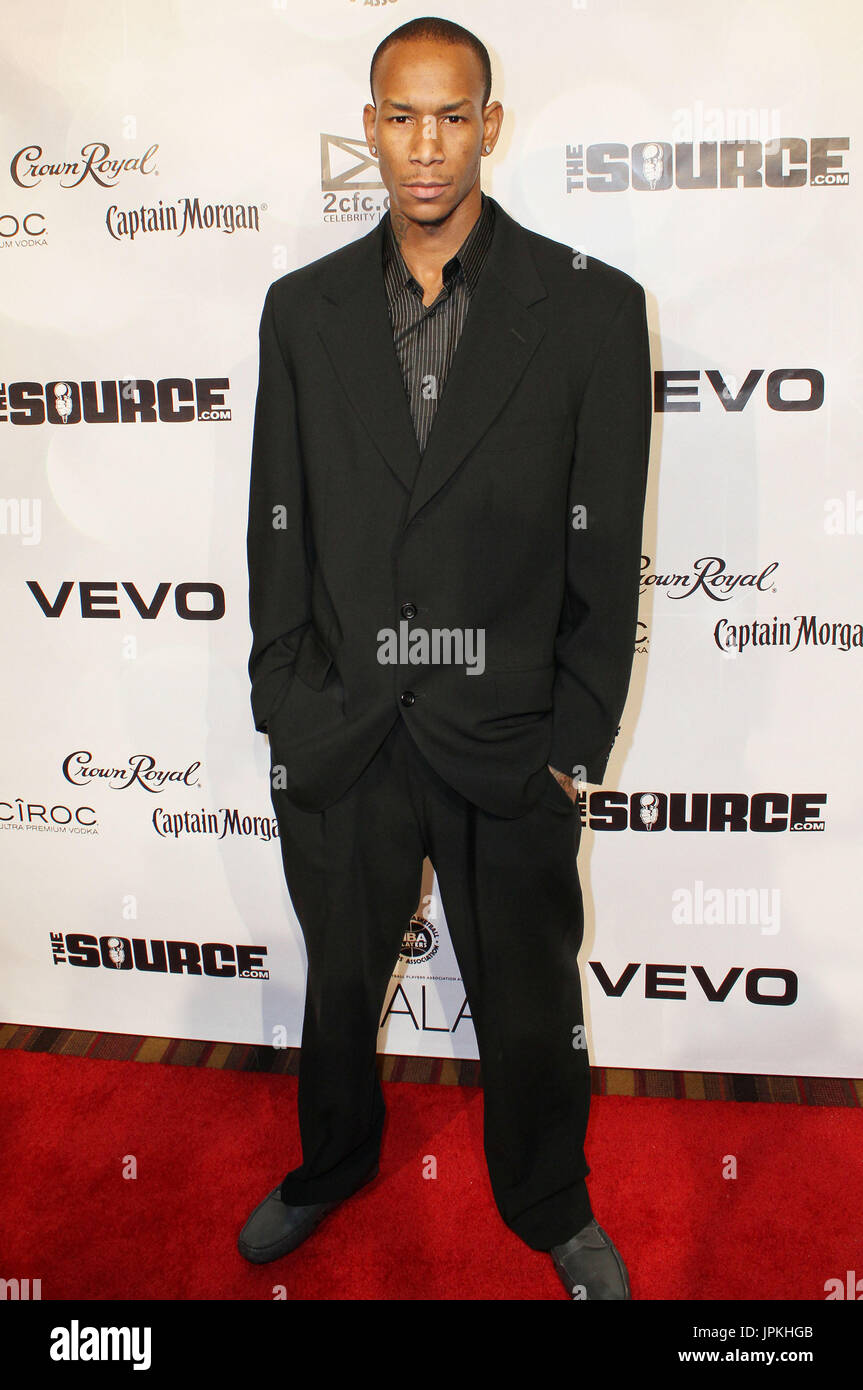 Anthony Mosley at the 2011 NBPA All-Star Gala held at the JW Marriott ...