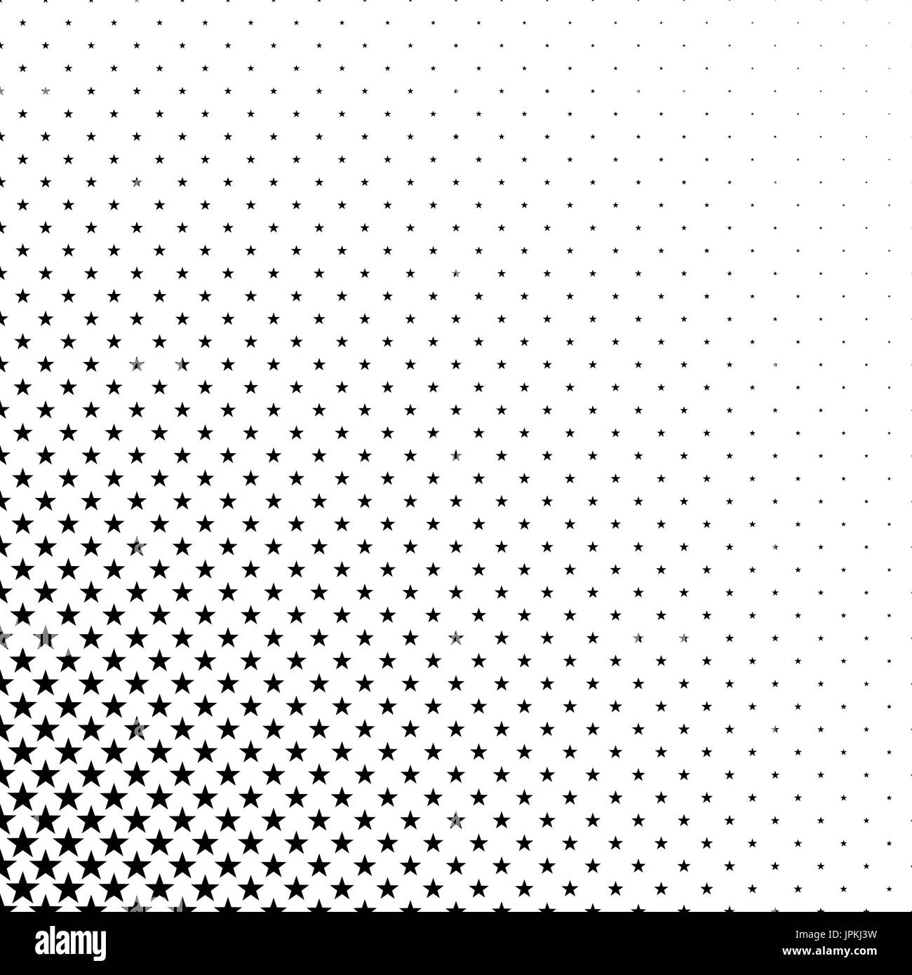 Monochrome pentagram star pattern - vector background design from ...