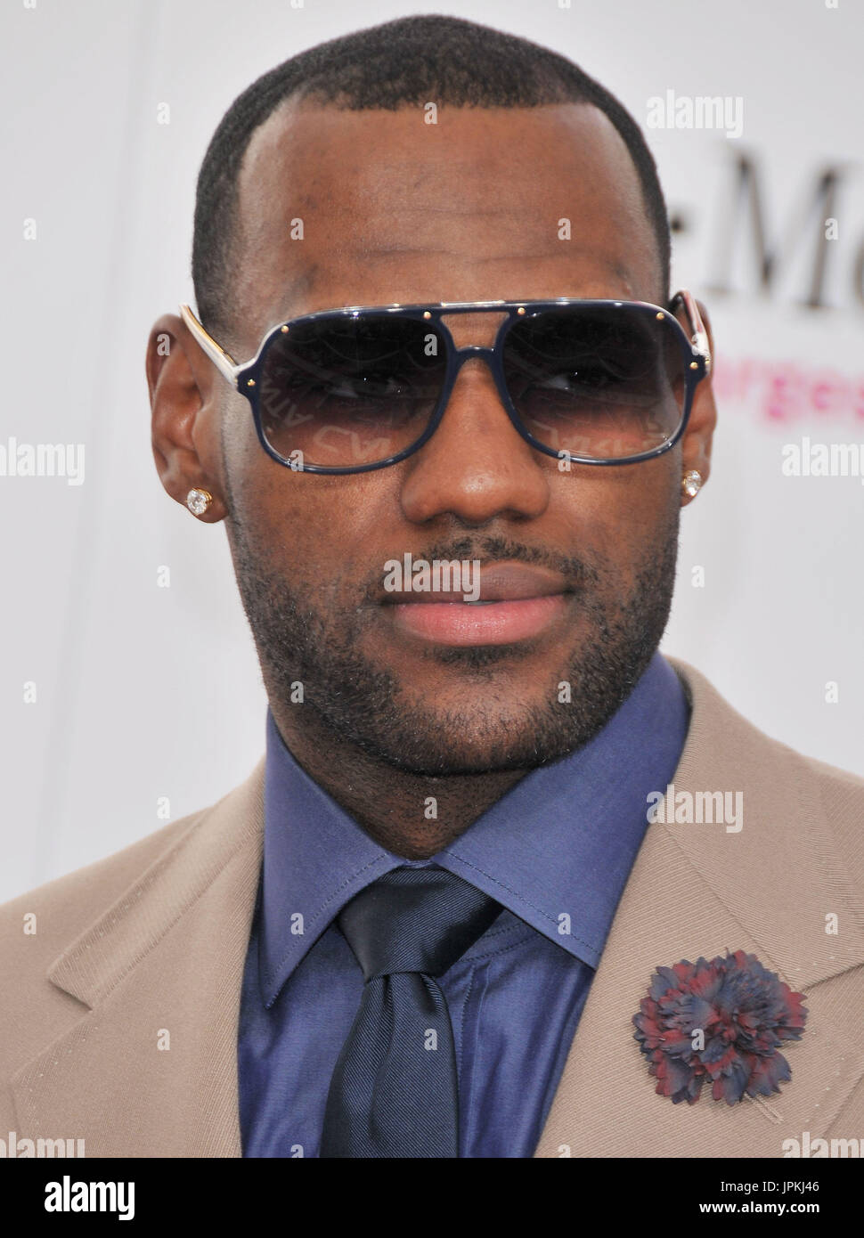 LeBron James at The 2011 NBA All-Star Game T-Mobile Magenta Carpet held ...