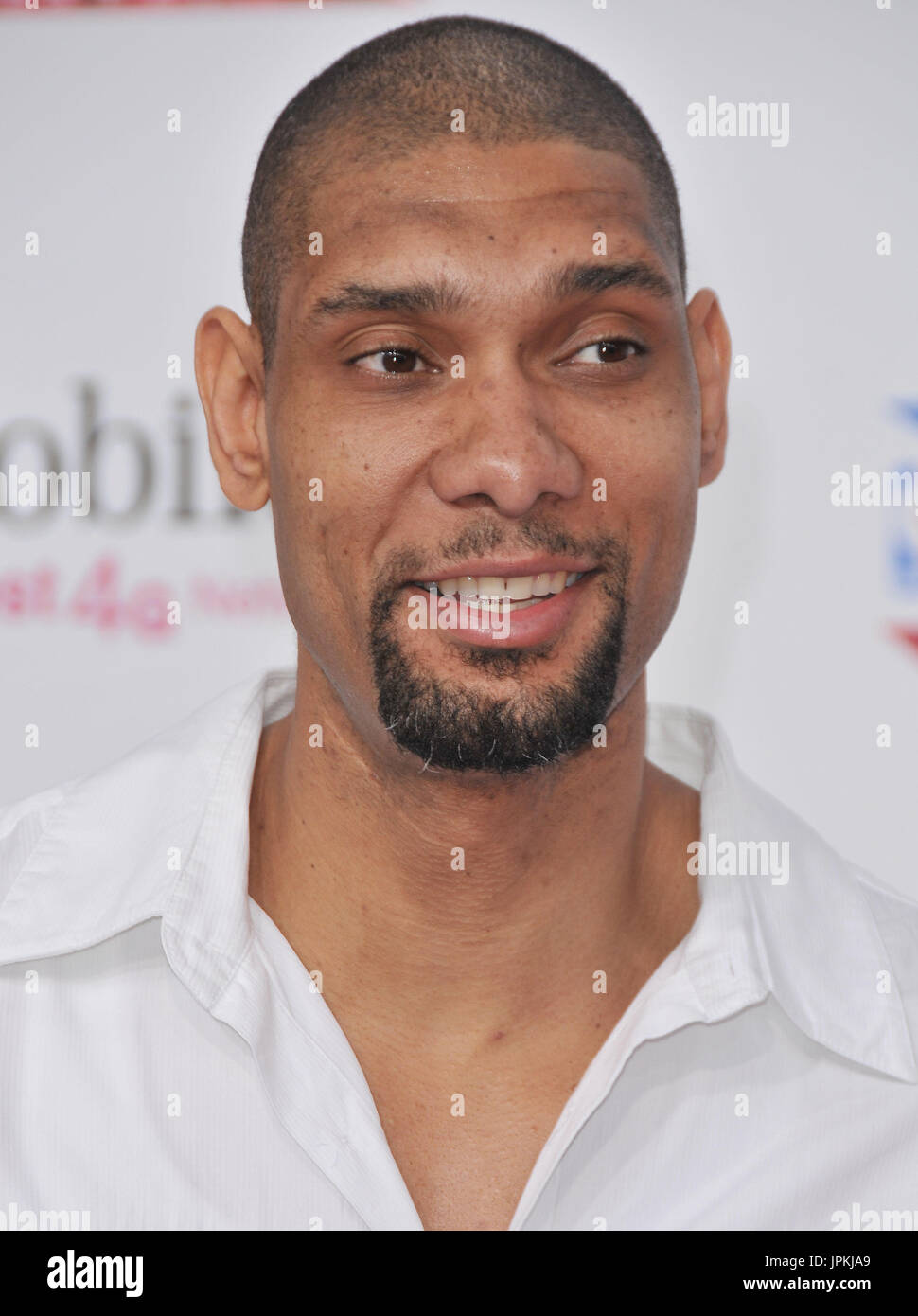 NBA Player Tim Duncan of the San Antonio Spurs at The 2011 NBA All-Star ...