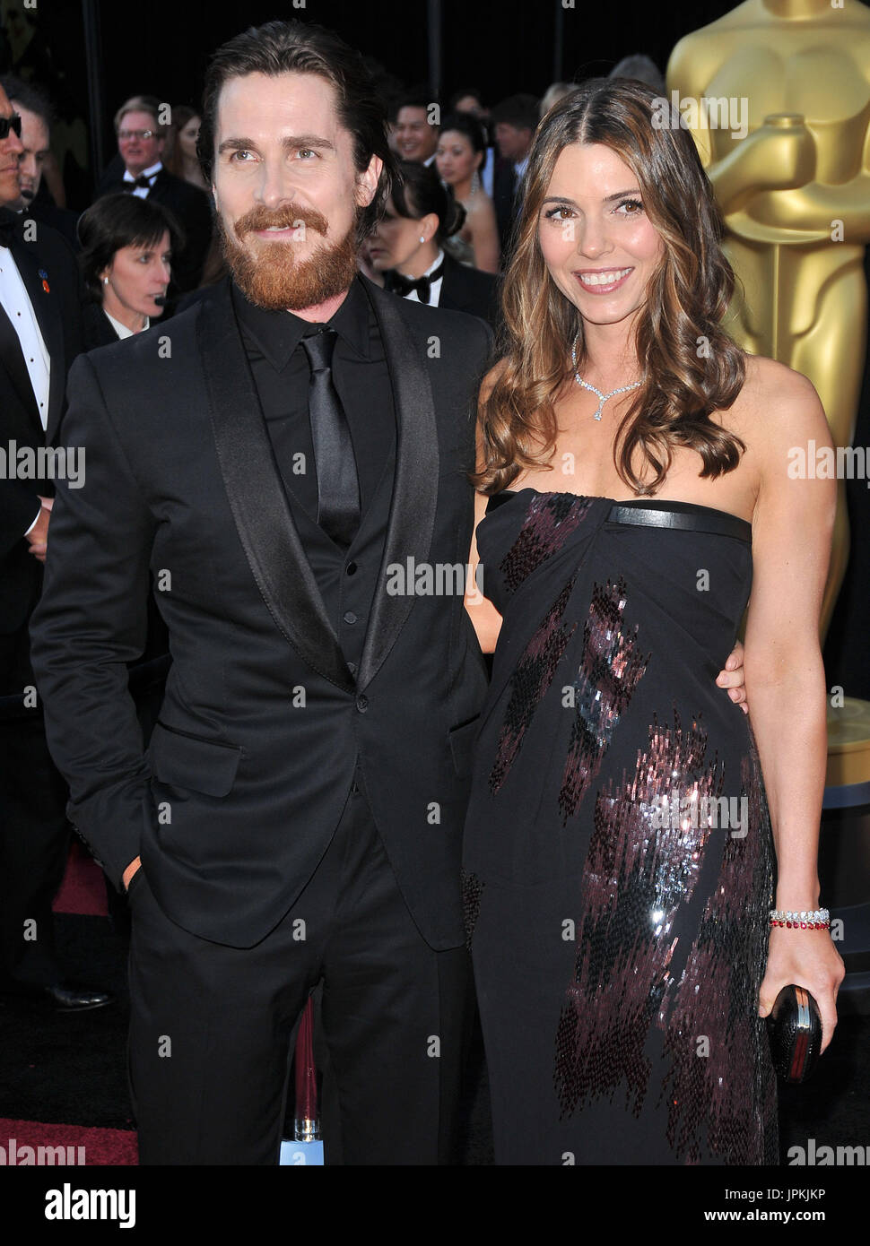 Christian Bale & wife Sibi Bale at The 83rd Annual Academy Awards ...