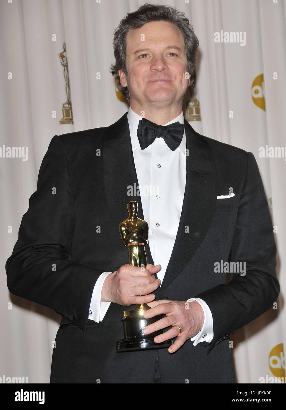 Colin Firth, with his OSCAR for Best Actor in a Motion Picture for 'The ...
