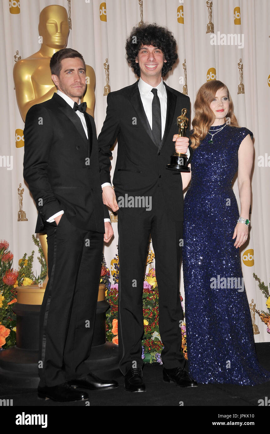Jake Gyllenhaal, Luke Matheny & Amy Adams at The 83rd Annual Academy ...