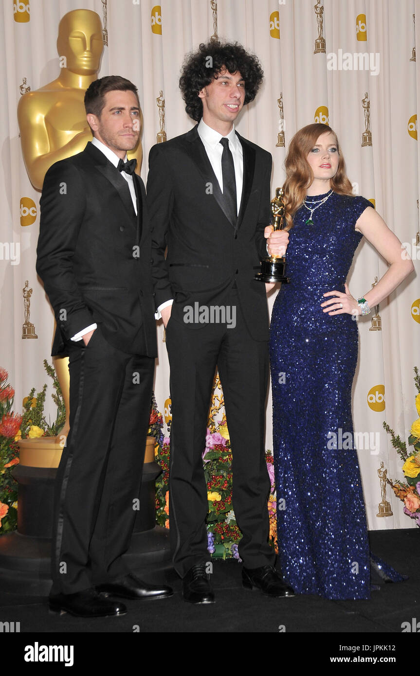 Jake Gyllenhaal, Luke Matheny & Amy Adams at The 83rd Annual Academy ...