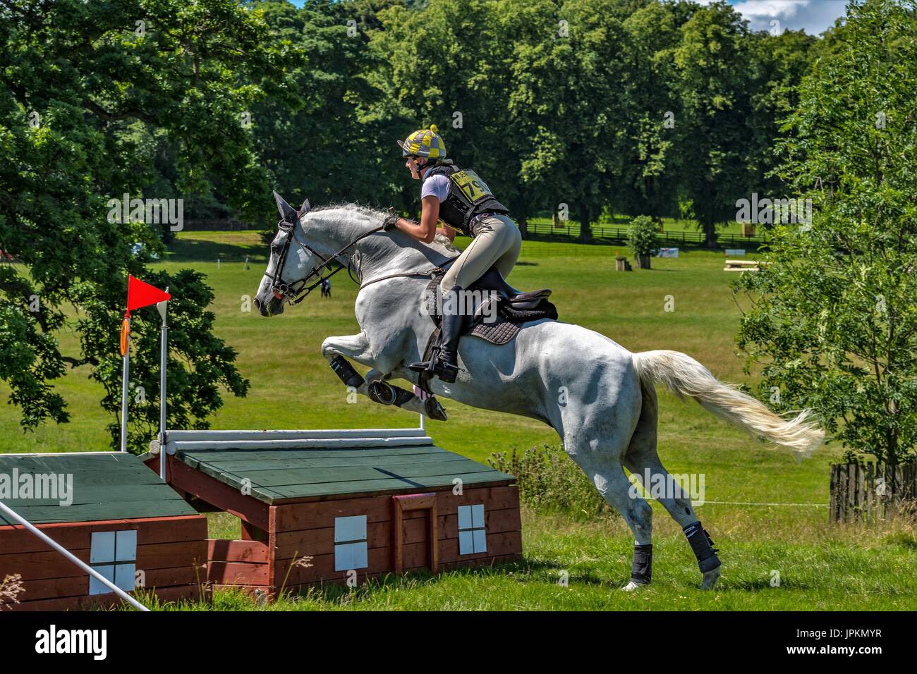 Aske equestrian horse trials at Richmond, Yorkshire Stock Photo - Alamy