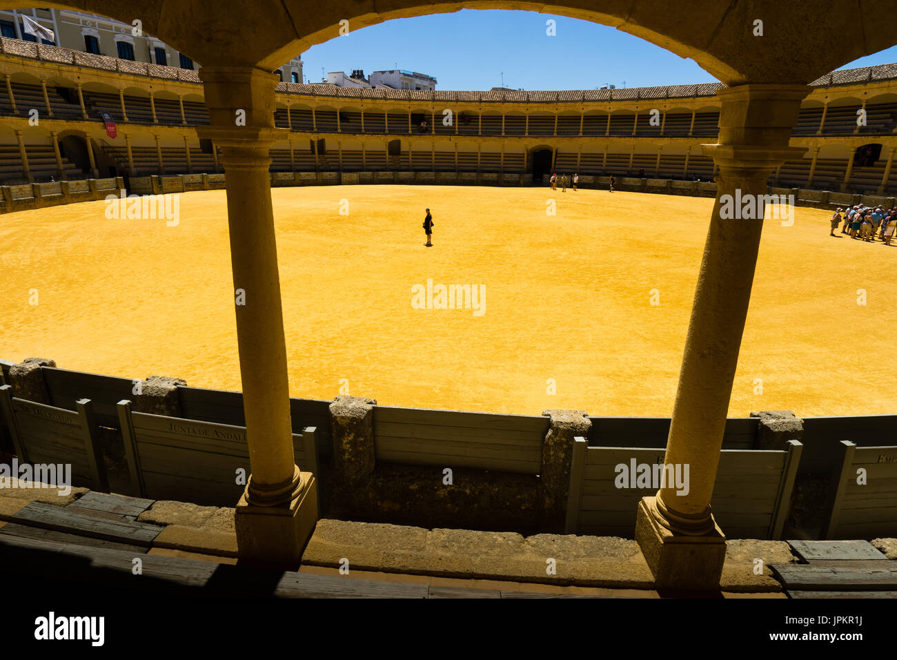 The bullfighting arena, Ronda, Spain Stock Photo - Alamy