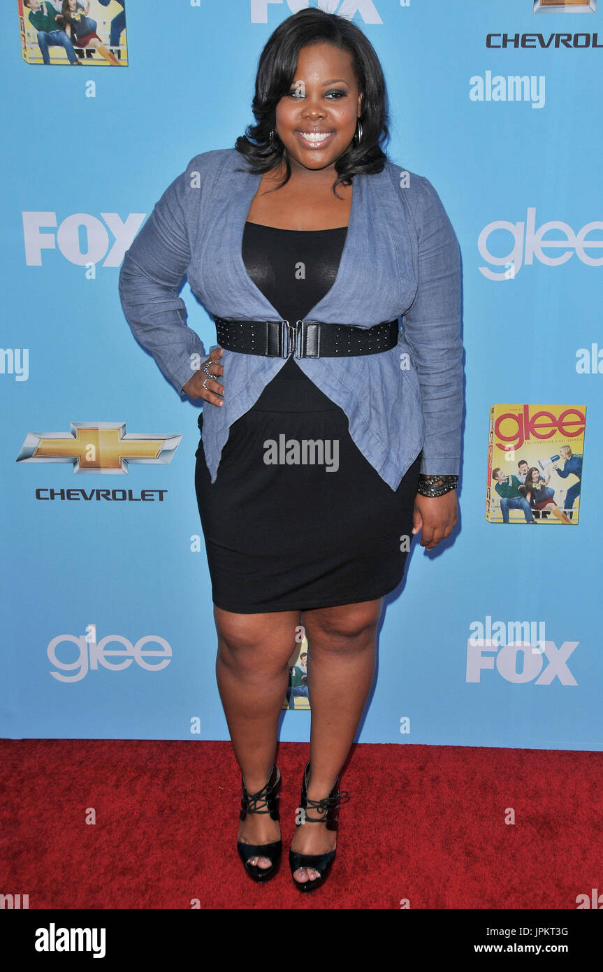 Amber Riley at the GLEE Season 2 Premiere Screening & Party held at The ...
