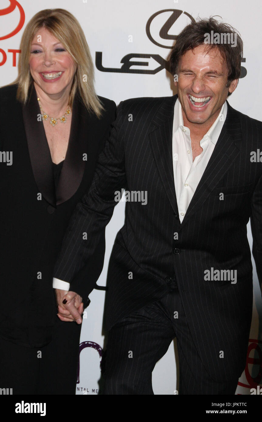 Debbie Levin and Hart Bochner at the 2010 Environmental Media ...