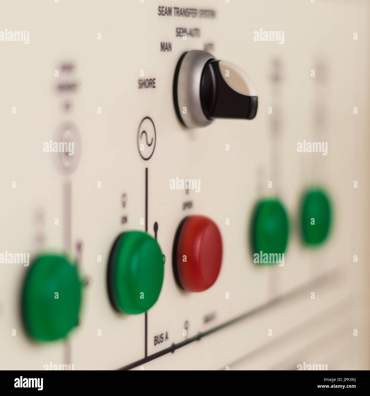 Main electric control board inside a factory (blurred picture Stock ...