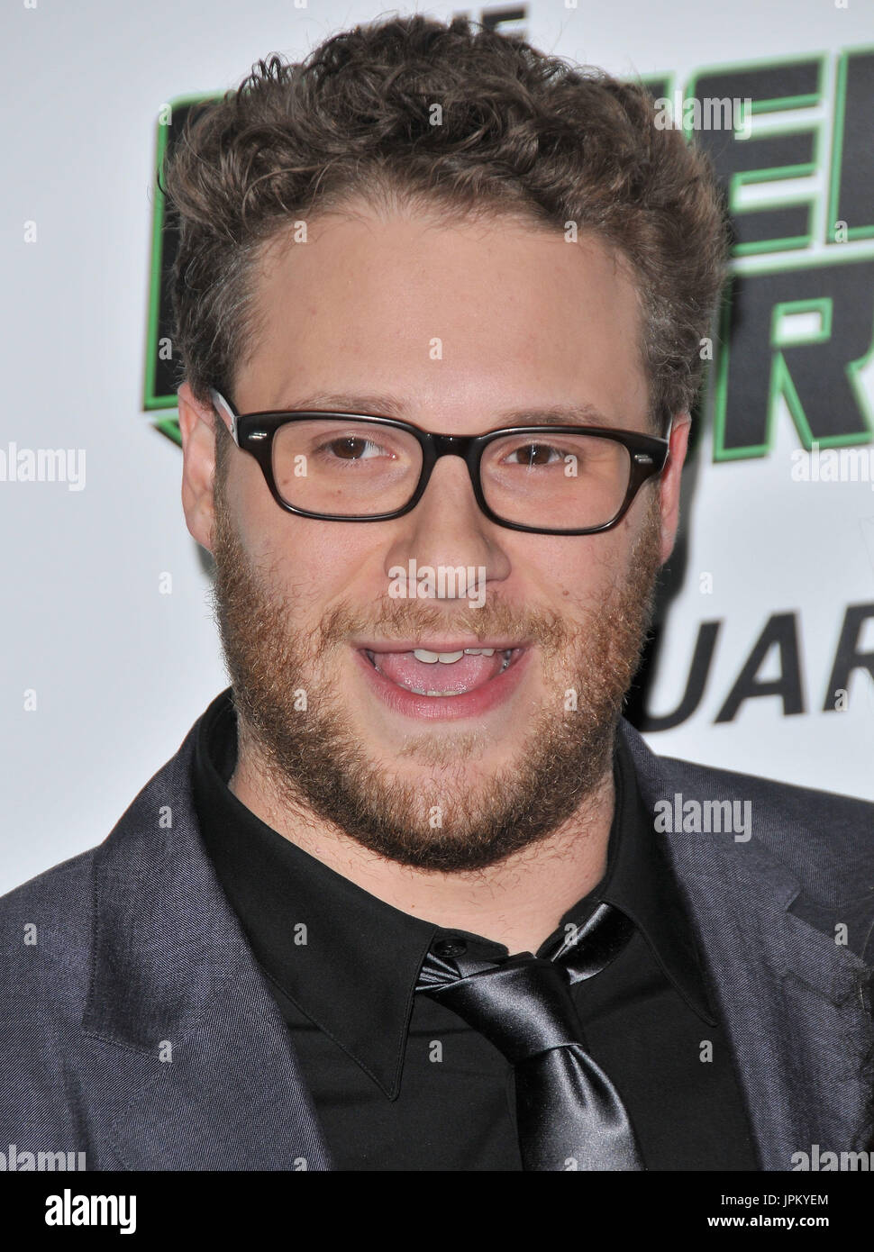 Seth Rogen at the Los Angeles Premiere of THE GREEN HORNET held at the ...