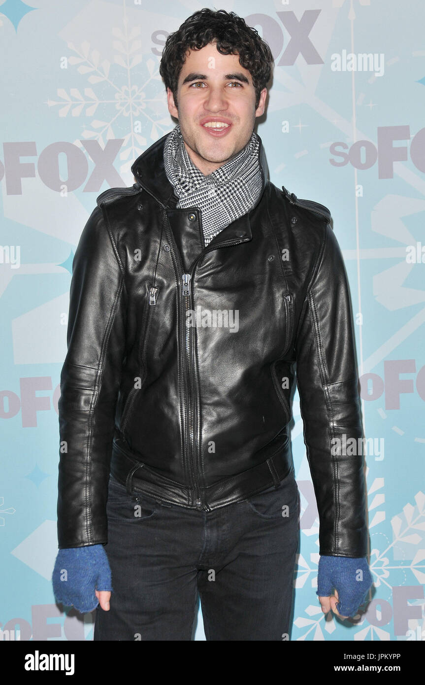Darren Criss at the 2011 FOX Winter All-Star Party held at the Villa ...