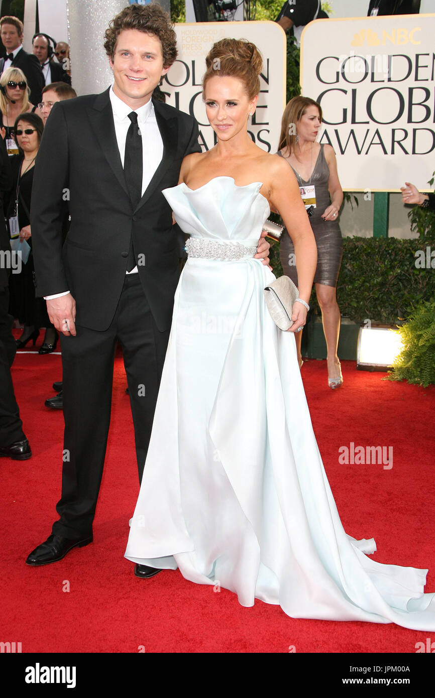 Jennifer Love Hewitt and Alex Beh at THE 68TH GOLDEN GLOBES AWARDS ...